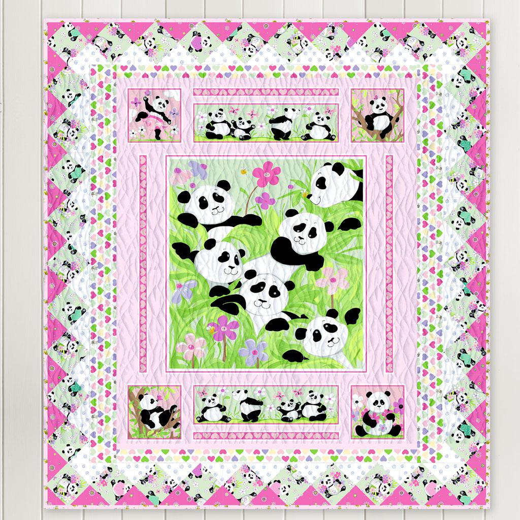 Better Together Quilt Kit - Pink and Green Version – Bits 'n Pieces ...