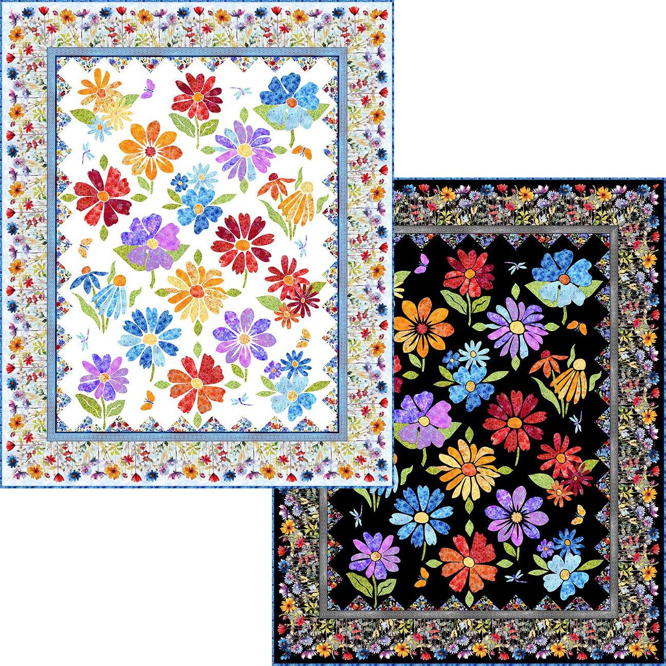 Blooming Day & Night Applique Quilt Pattern – Bits 'n Pieces Quilt Shop