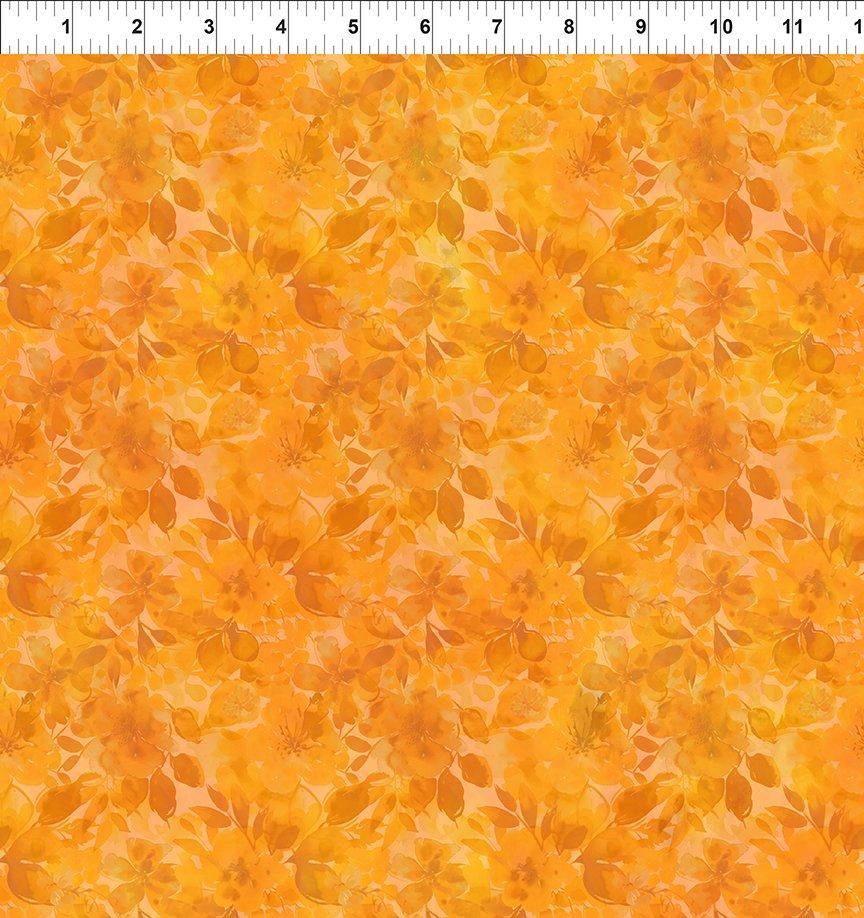Blooming Day & Night Blooms - Mango – Bits 'n Pieces Quilt Shop
