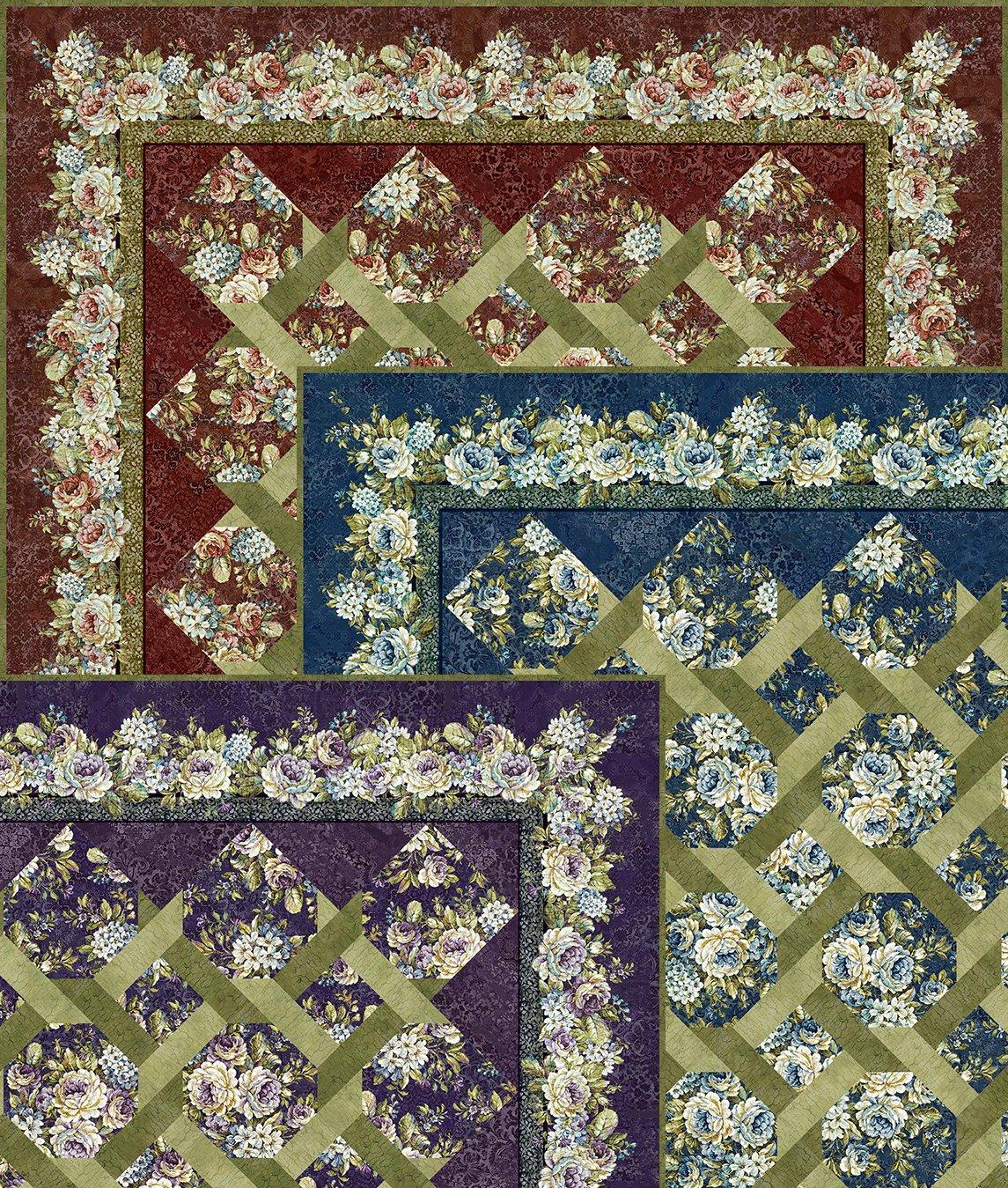 Carpet Bag Romance Garden Twist Pattern – Bits 'n Pieces Quilt Shop