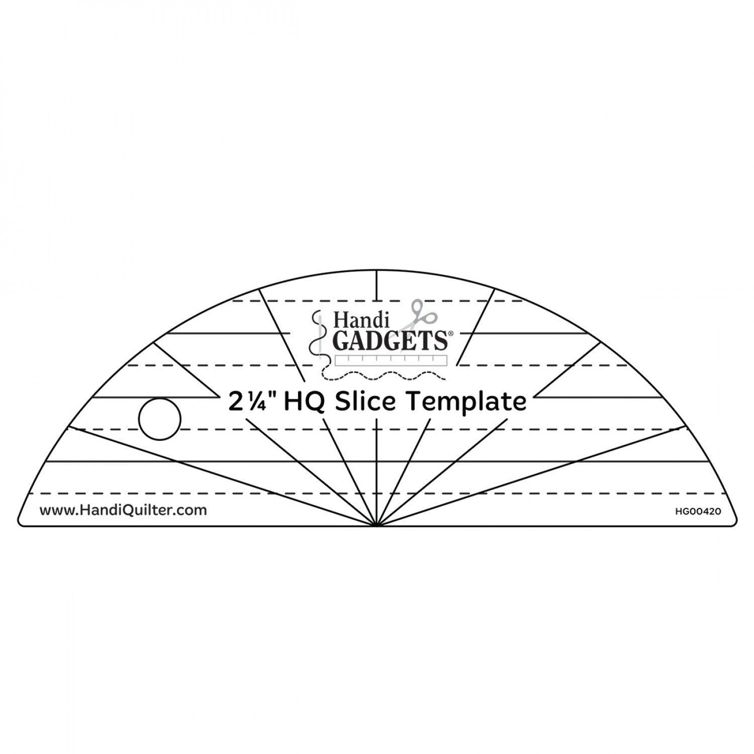 Hq Slice Ruler2 1/4 in – Bits 'n Pieces Quilt Shop