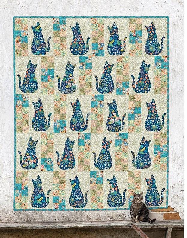 Purrrrr Quilt Kit – Bits 'n Pieces Quilt Shop