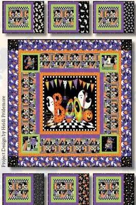 Boo ! Table Set Quilt Kit Placemats Only – Bits 'n Pieces Quilt Shop