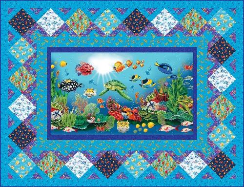 Coral Reef Quilt Kit – Bits 'n Pieces Quilt Shop