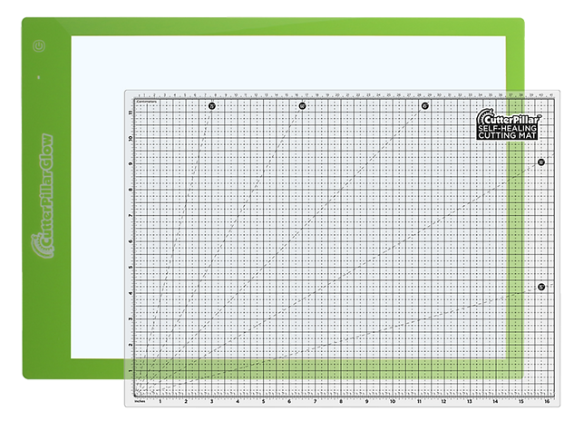 Cutterpillar Glow Basic LED Light Pad and cuttng mat – Bits 'n Pieces ...