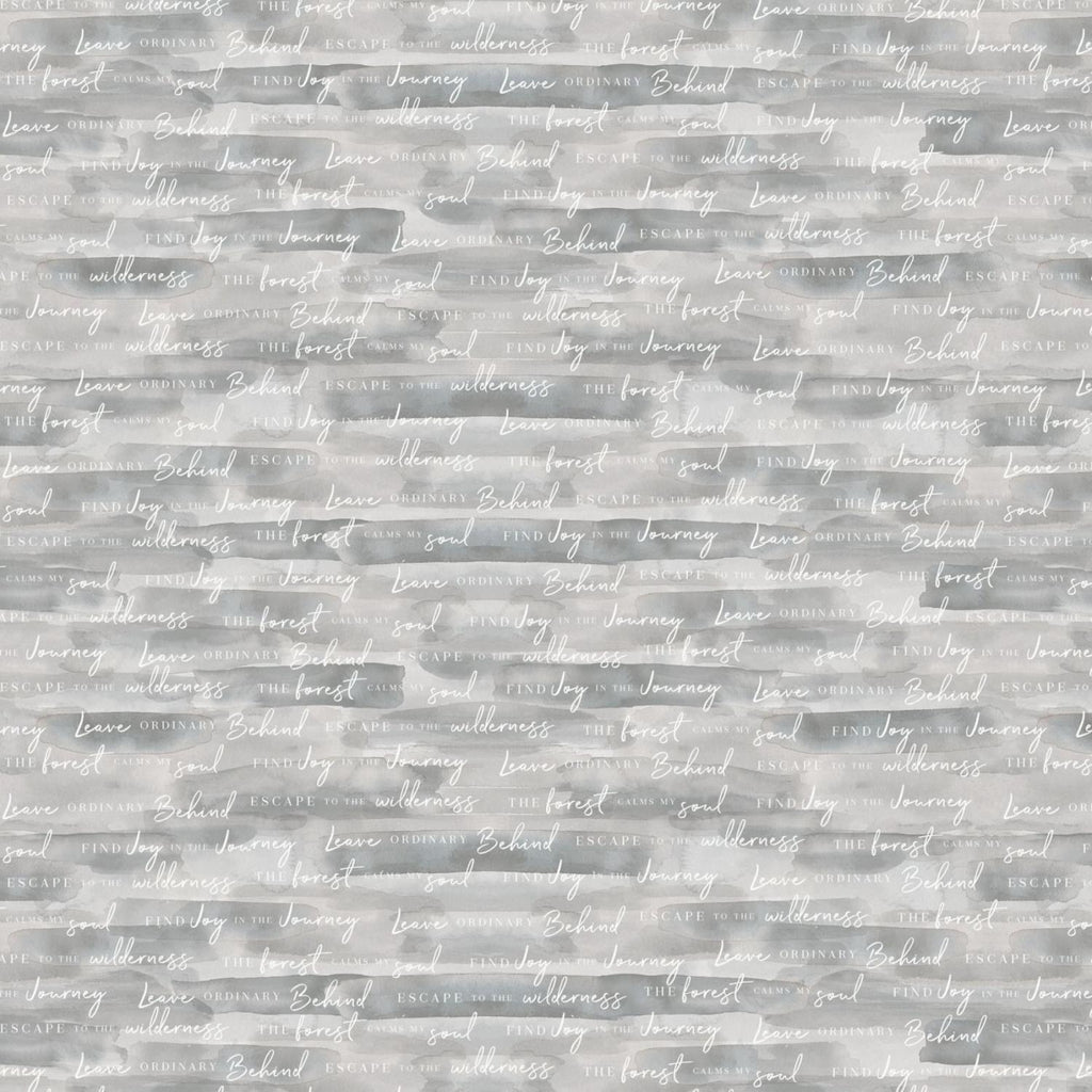 Ethereal Forest - Light Grey Stacked Stones – Bits 'n Pieces Quilt Shop