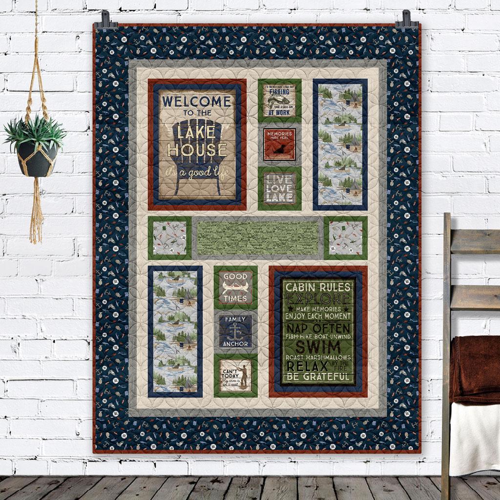 On Lake Time Quilt Kit – Bits 'n Pieces Quilt Shop