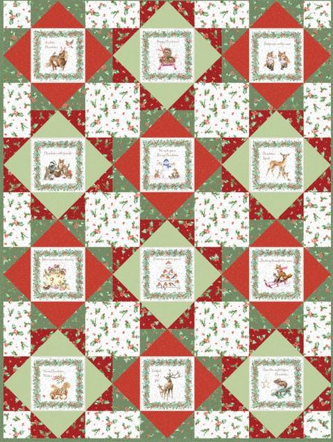 One Snowy Day - Duffy Quilt Kit – Bits 'n Pieces Quilt Shop