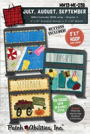 Patch Abilities BOM Calendar Series Q3 Calendar Series – Bits 'n Pieces ...