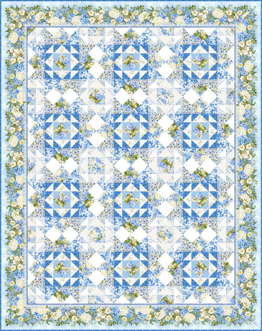 Periwinkle Spring Quilt Pattern – Bits 'n Pieces Quilt Shop