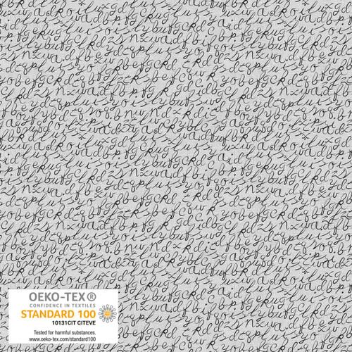 Quilting Rainbow Writing - Light Grey – Bits 'n Pieces Quilt Shop