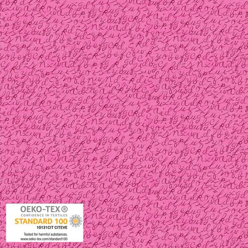 Quilting Rainbow Writing - Light Pink – Bits 'n Pieces Quilt Shop