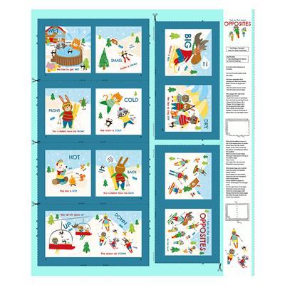Snow Fun - 36" Storybook Panel - Multi – Bits 'n Pieces Quilt Shop