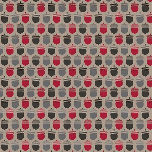 Woodland Magic Acorn - Tan – Bits 'n Pieces Quilt Shop